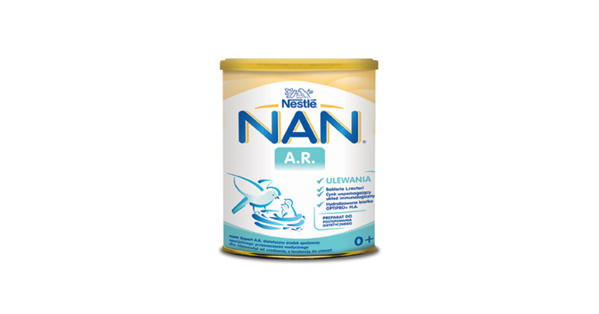 NAN® A.R. 400g mliječna formula za bebe | Nestlé Baby & Me
